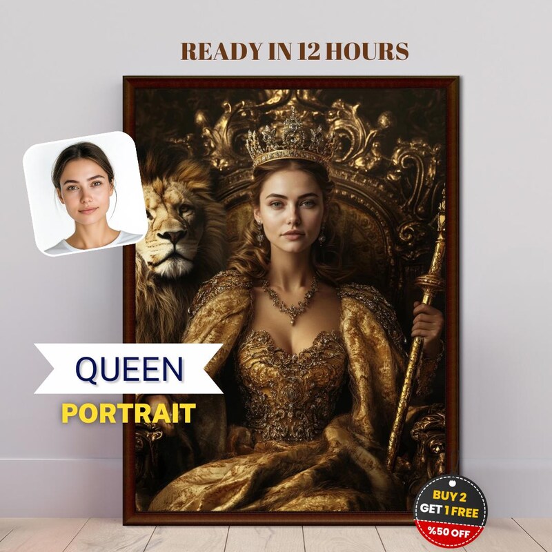 Royal Portrait - Etsy