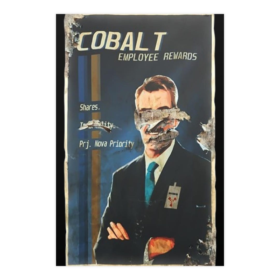 Cobalt Employee Rewards Poster - Etsy