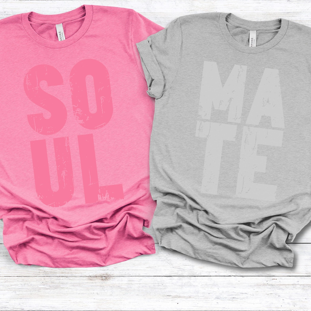 Soul Mate Matching Shirts, Couples Valentine Shirts, Matching Couple ...