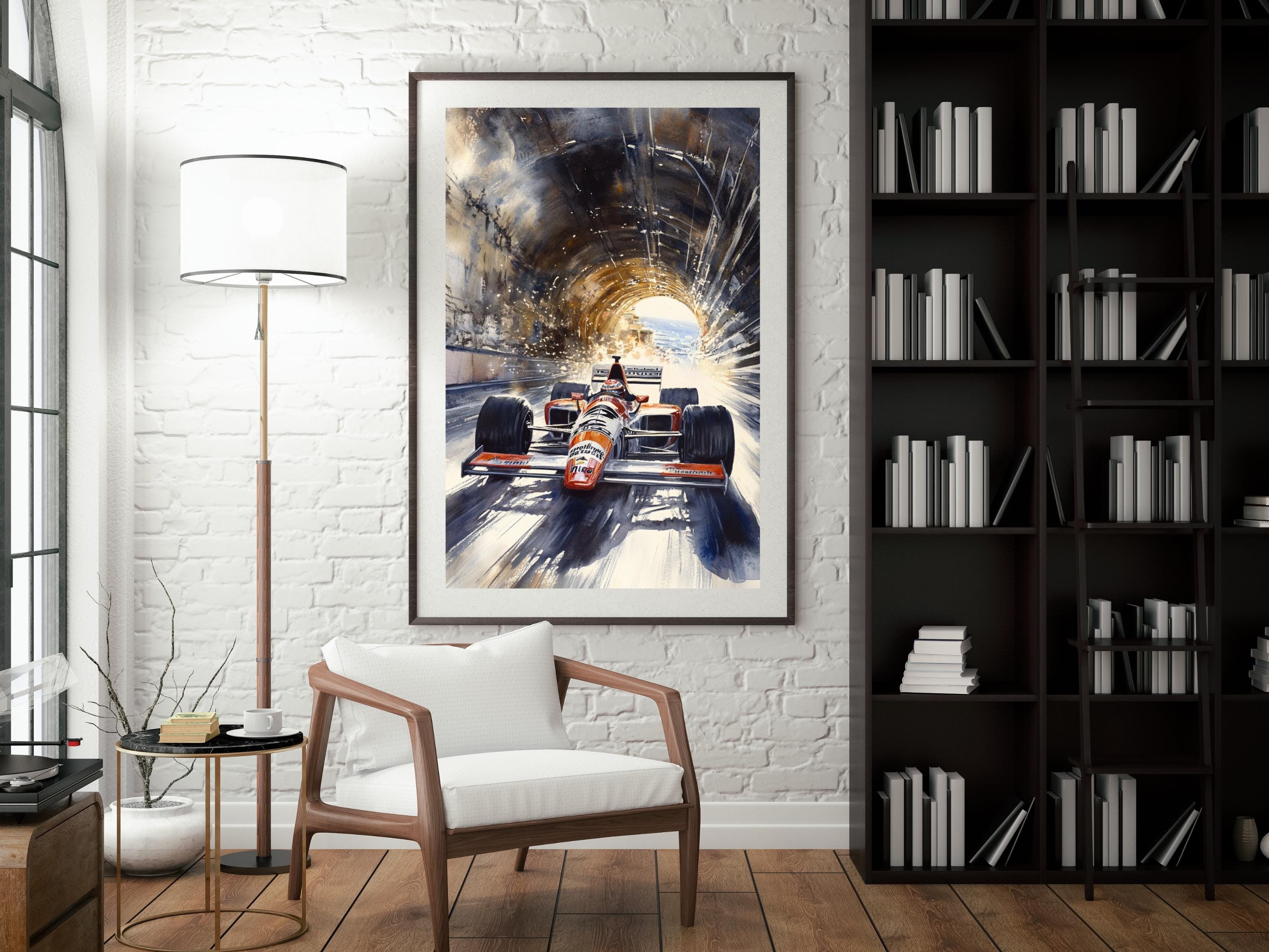 Formula 1 Car Race Poster, Formula 1 Race Car Print, Formula One Racing ...