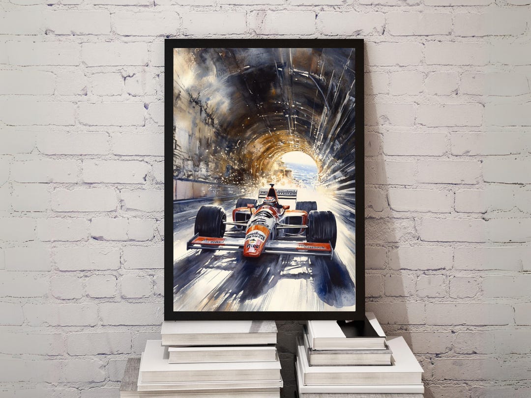 Formula 1 Car Race Poster, Formula 1 Race Car Print, Formula One Racing ...