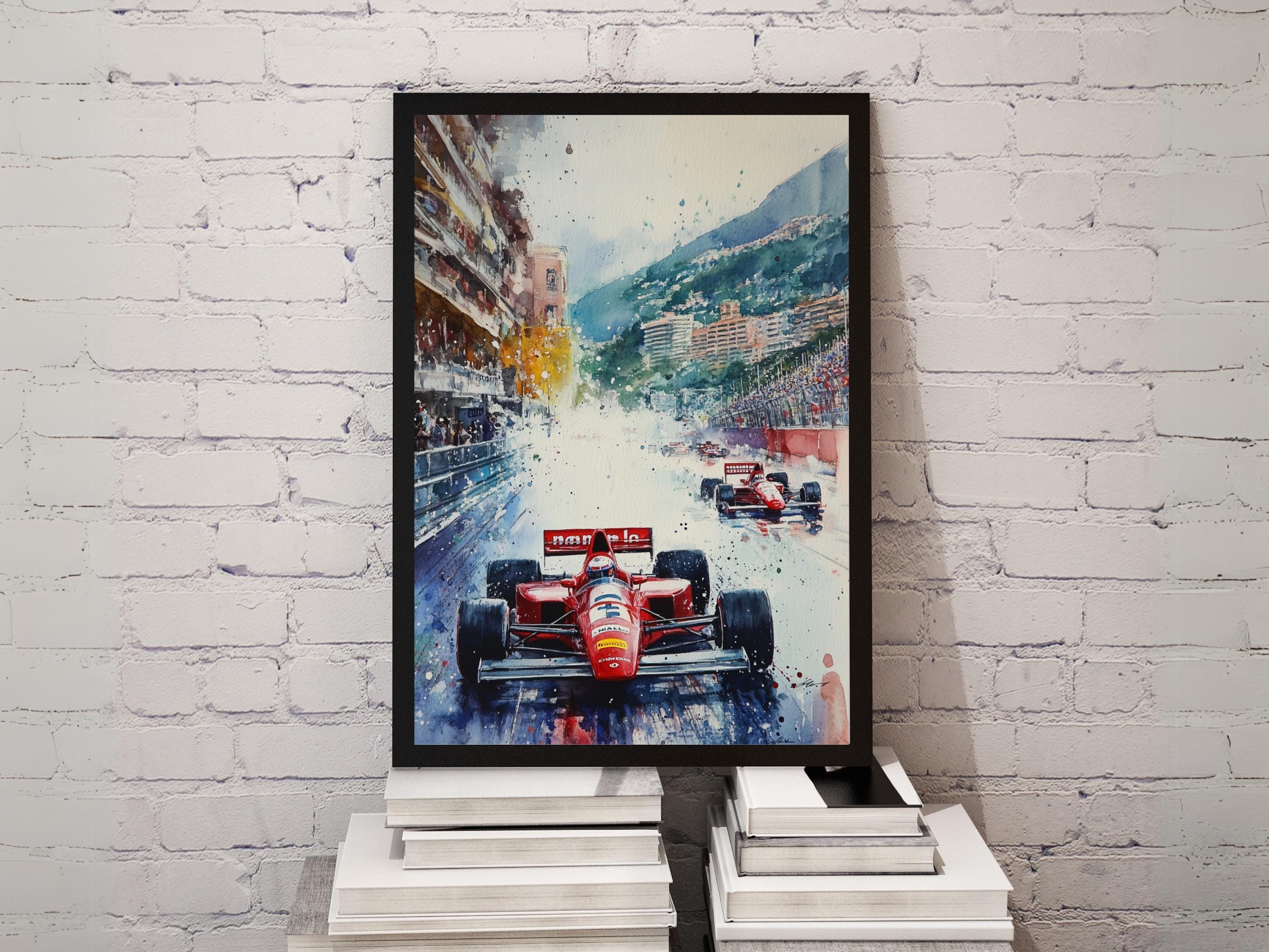 Formula 1 Car Race Poster, Formula 1 Race Car Print, Formula 1 Racing ...