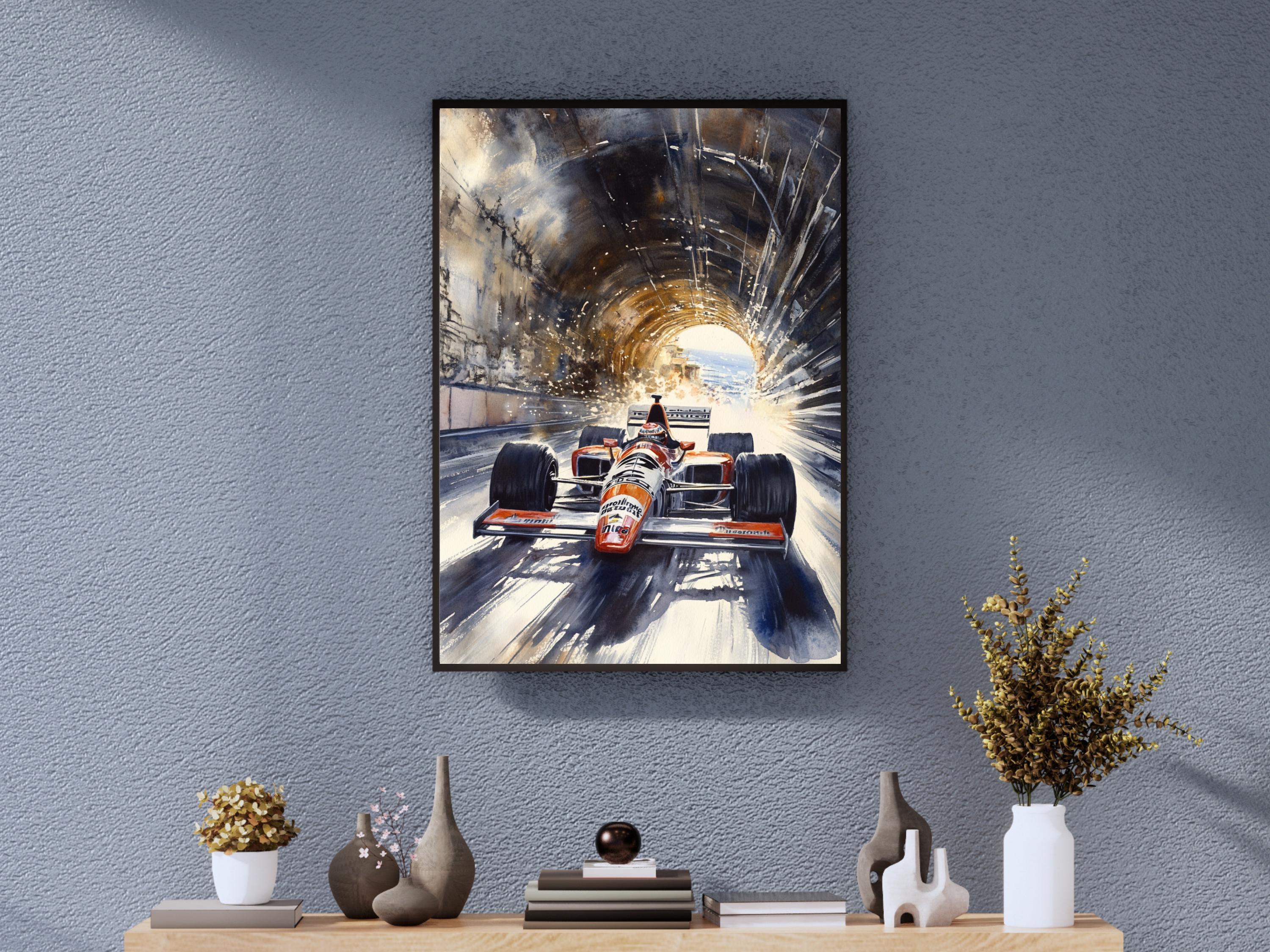 Formula 1 Car Race Poster, Formula 1 Race Car Print, Formula One Racing ...