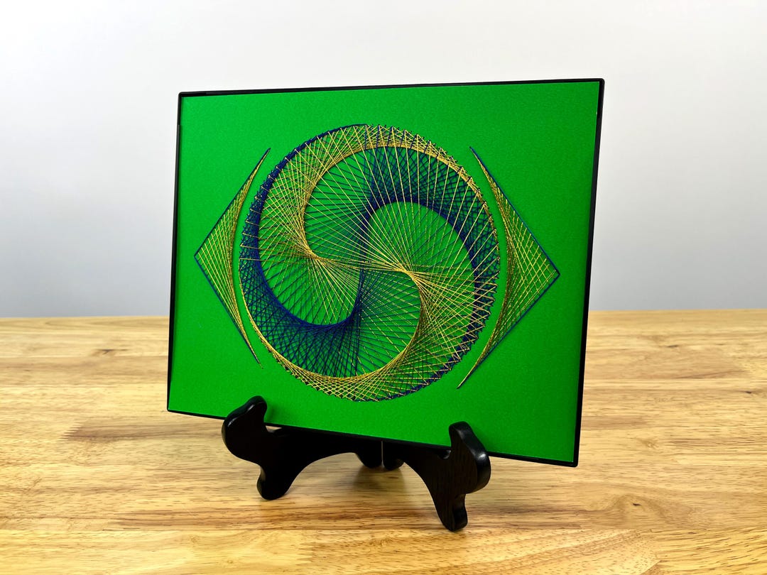 ENCURVE-218 10x8 Nail-free String Art Design, Frameable DIY Wall Art ...