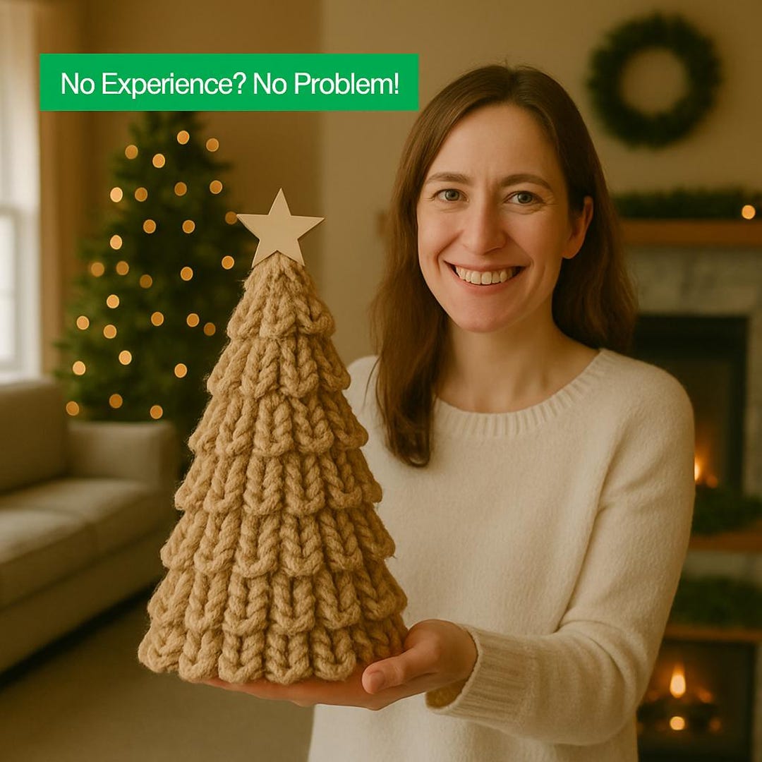Loopy Christmas Tree Crochet Pattern – Fluffy Holiday Decor – PDF ...