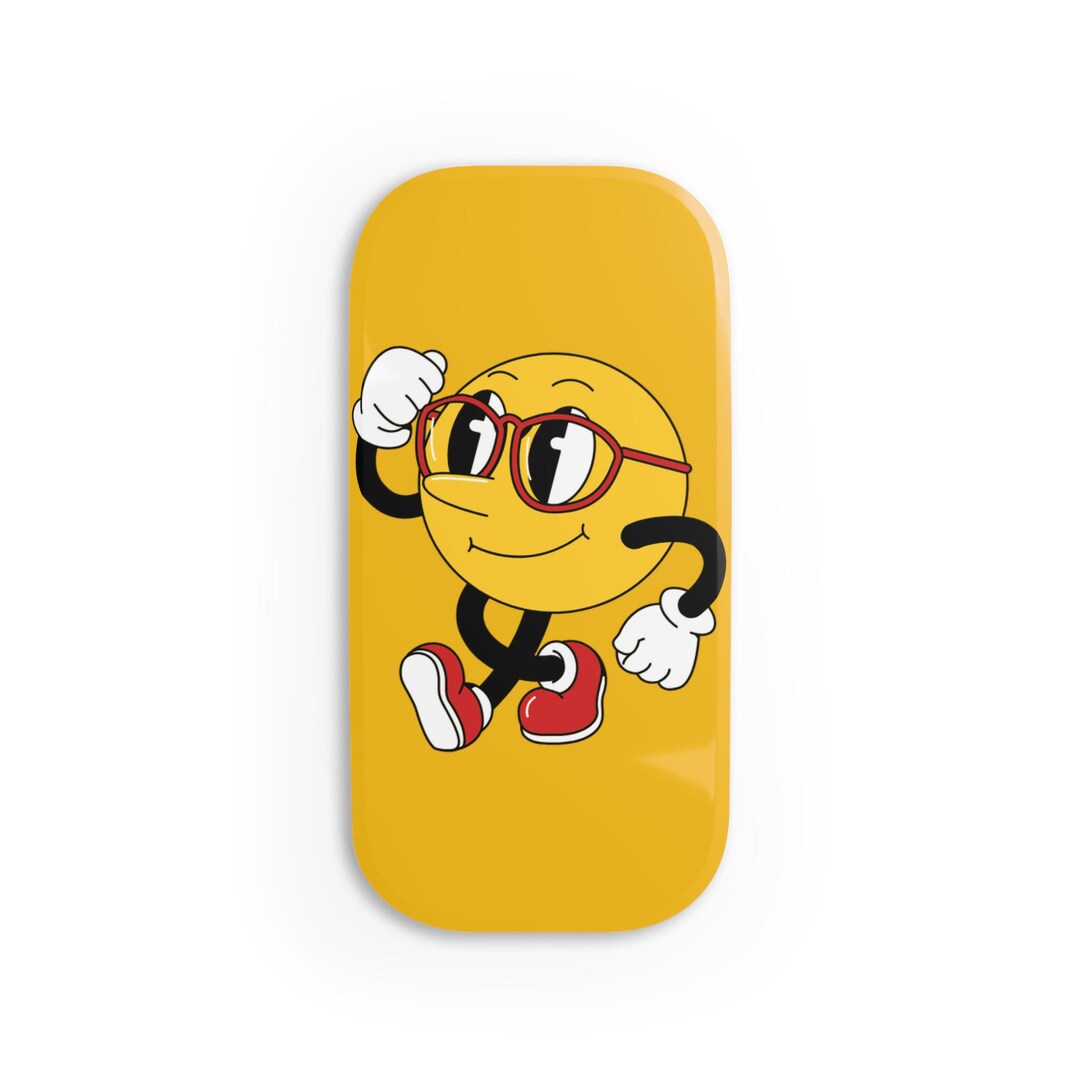 Playful Phone Grip - Fun Emoji Pop Socket, Cell Phone Stand, Cute ...