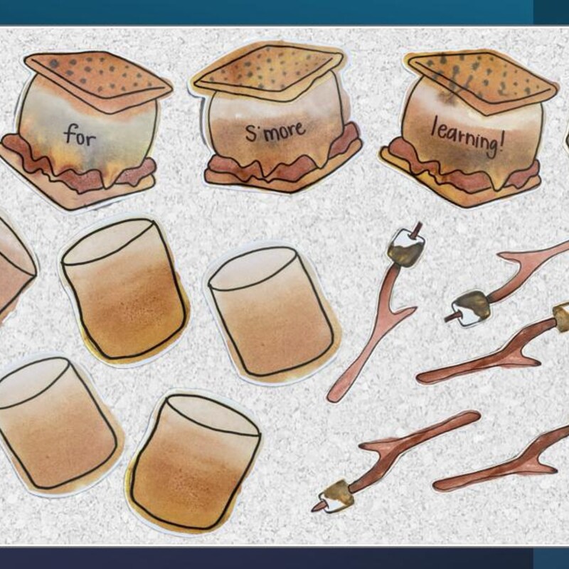 Smore Learning Bulletin Board - Etsy