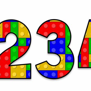 ABC123 Building Block Theme - Etsy