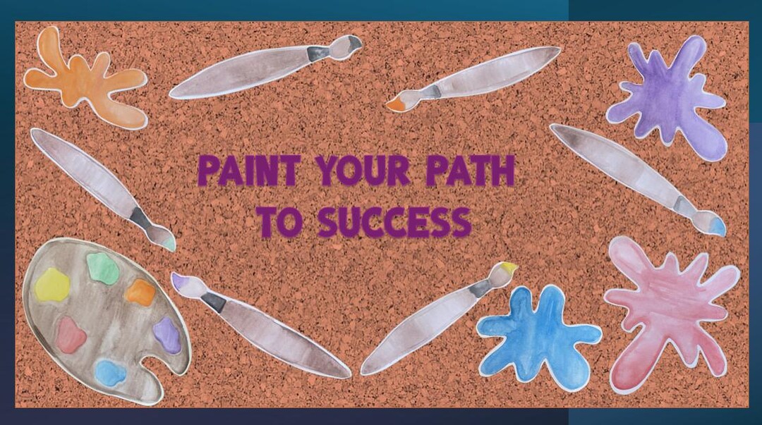 Paint Your Path to Success Bulletin Board Kit - Etsy