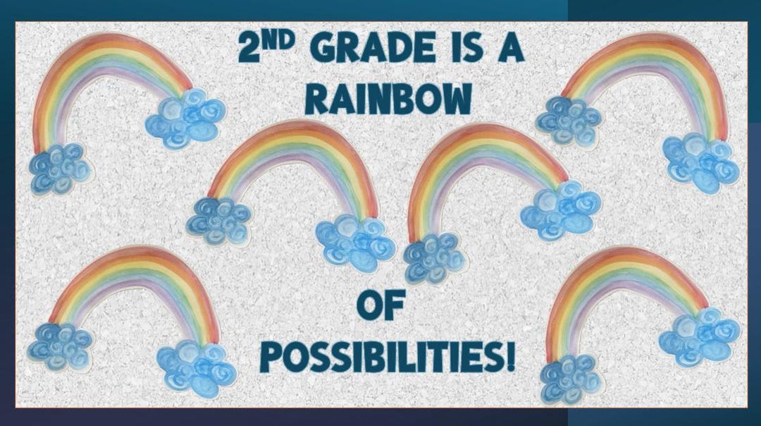 Rainbow of Possibilities Bulletin Board Kit - Etsy