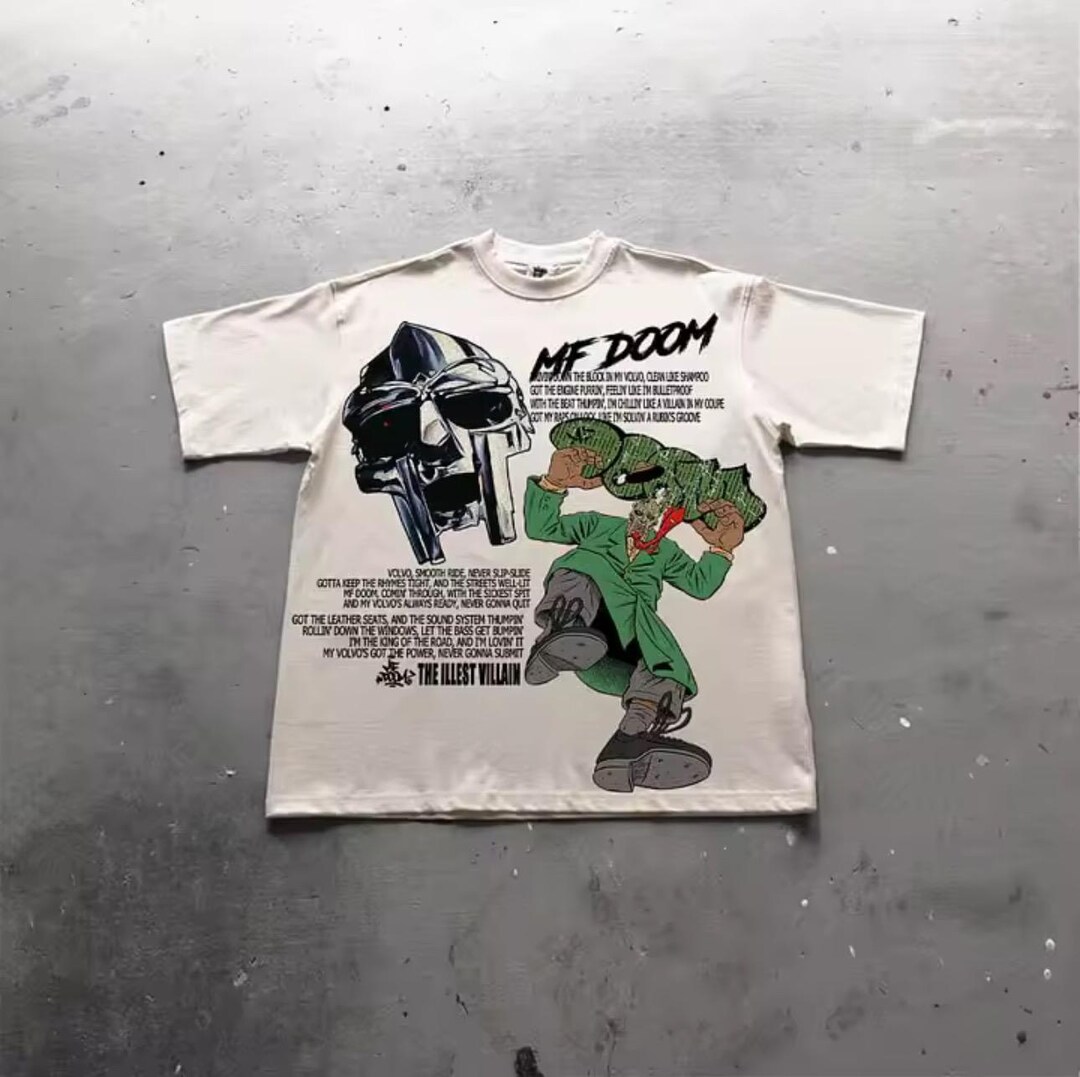 MF Doom Shirt, Madvillain Metal Face Shirt, MF Doom Tee, Madvillain ...