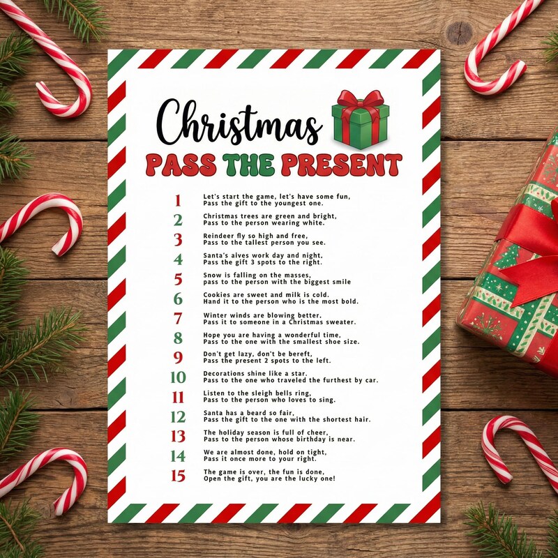 Printable Forfeits for Pass the Parcel - Etsy UK