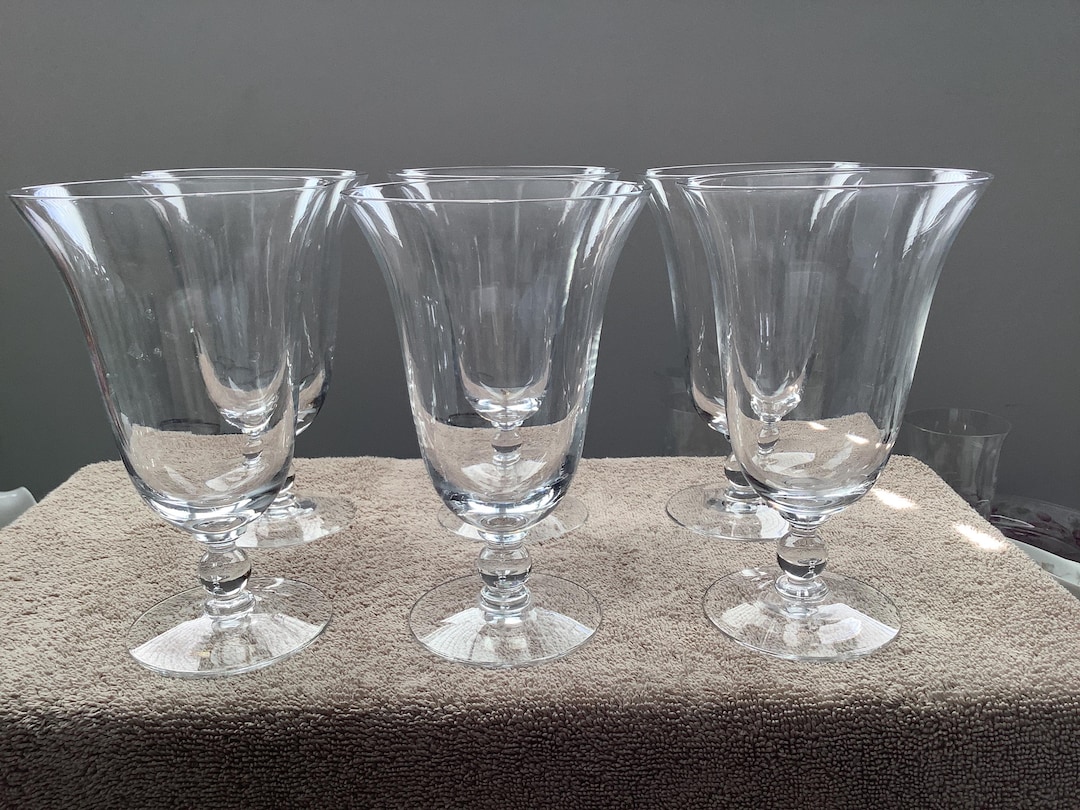 Six Candlewick Ice Tea Goblets by Imperial Glass - Etsy