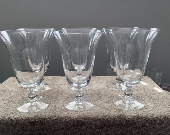 Six Candlewick Ice Tea Goblets by Imperial Glass - Etsy
