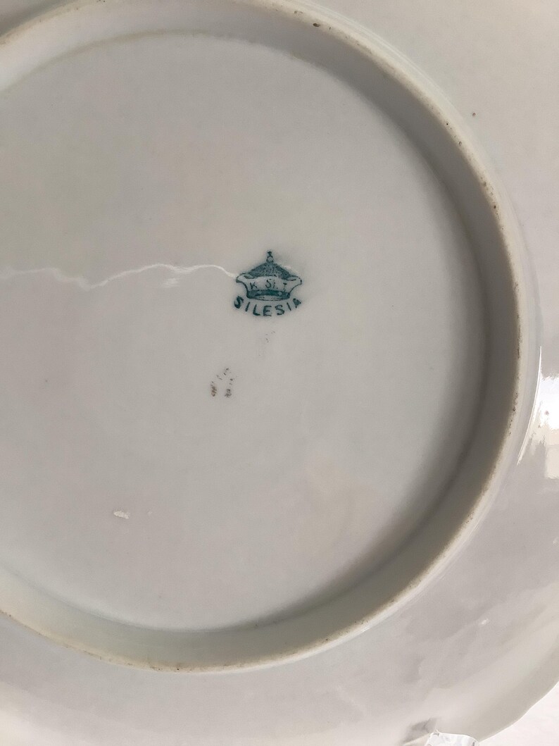 Hand Painted Plate by K. Steinman Silesia Germany - Etsy