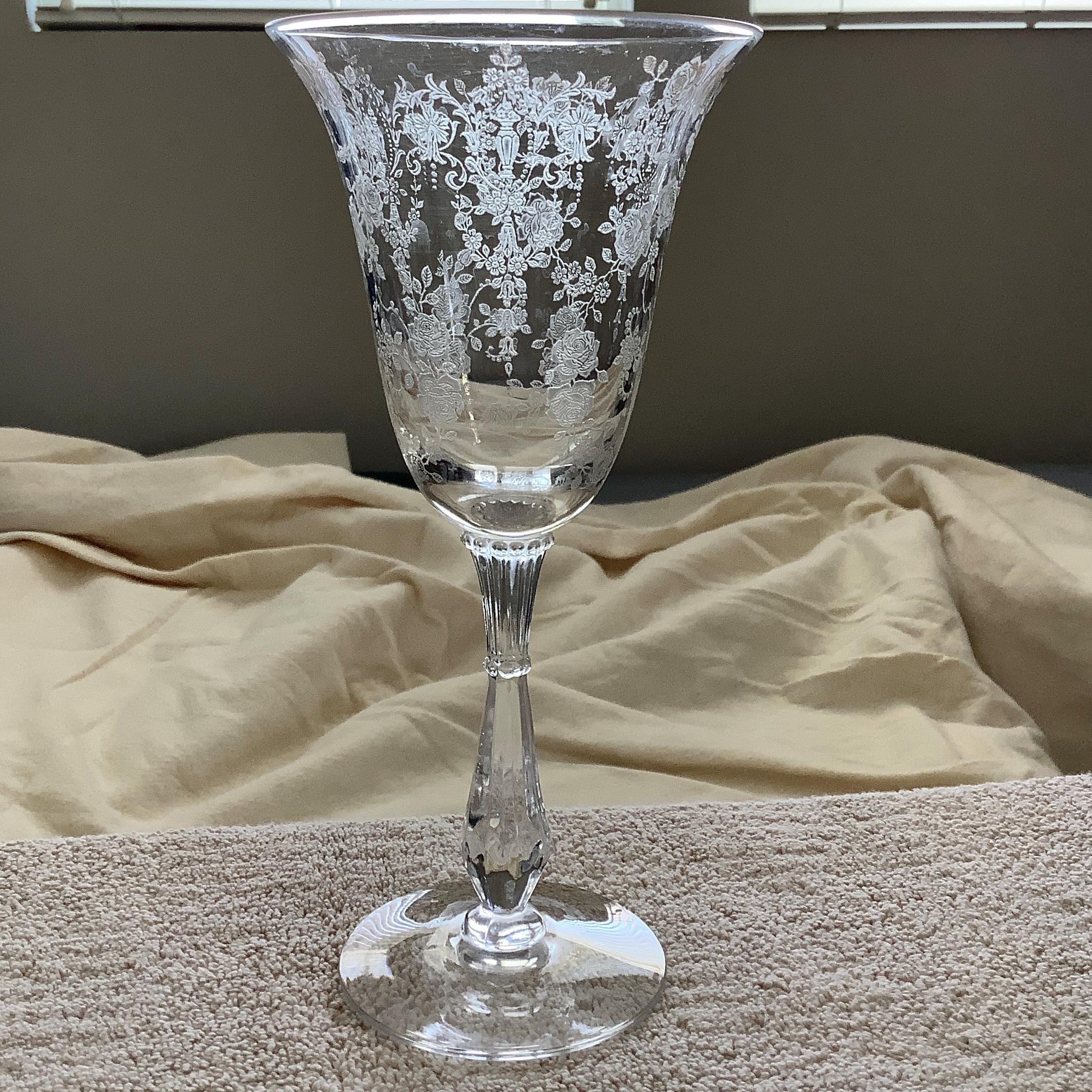 Three Tiffin Franciscan Goblets in the Cherokee Rose Pattern - Etsy