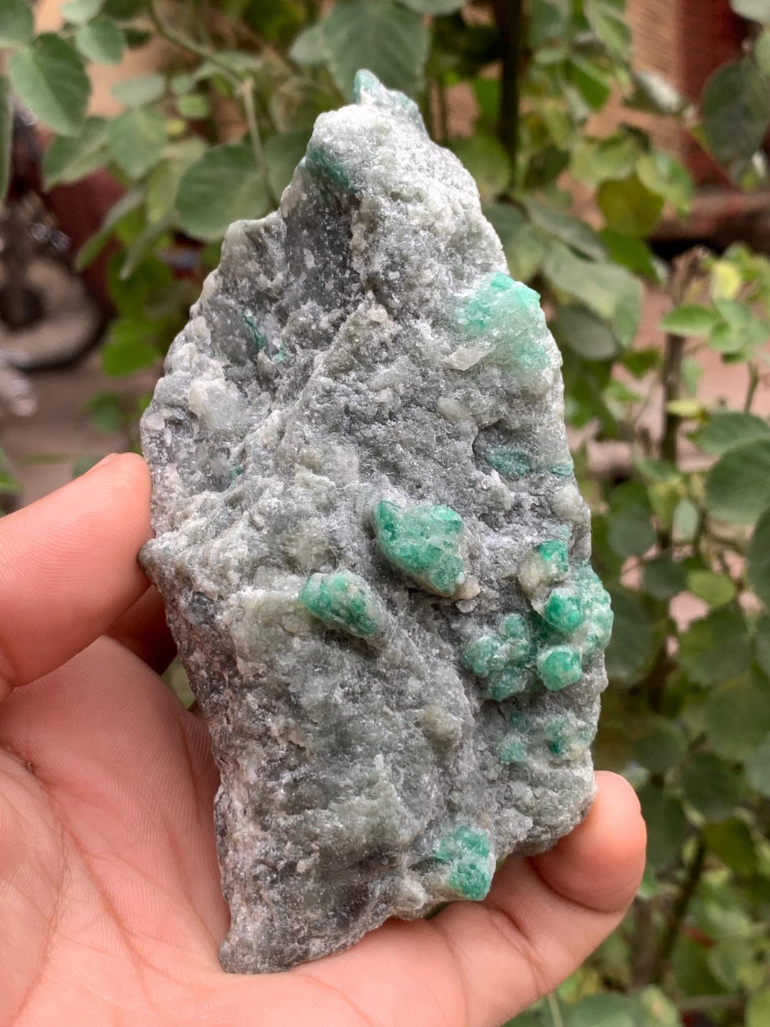 Emerald Crystal Specimen / Beautiful Emerald Crystal Bunch Specimen ...