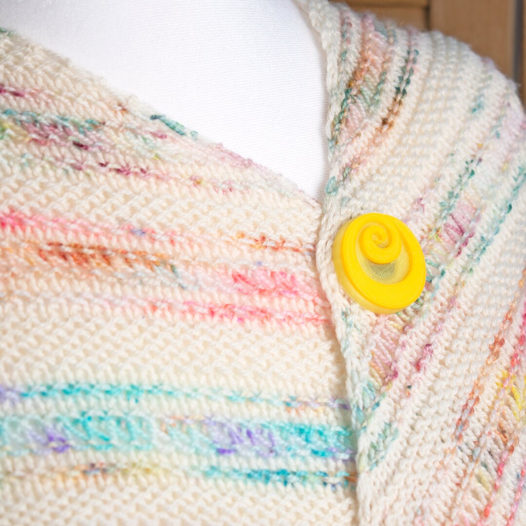 Making Waves Magnetic Shawl Closure : Lemonade - Etsy