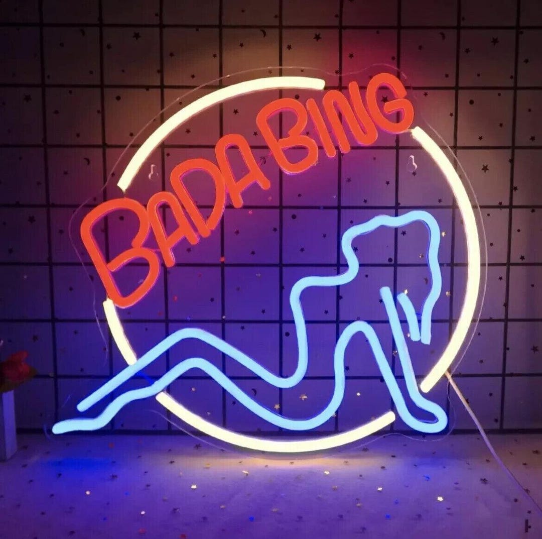 Sopranos Neon LED Acrylic Sign Bada Bing Bar Décor 365 X 320 Mm - Etsy