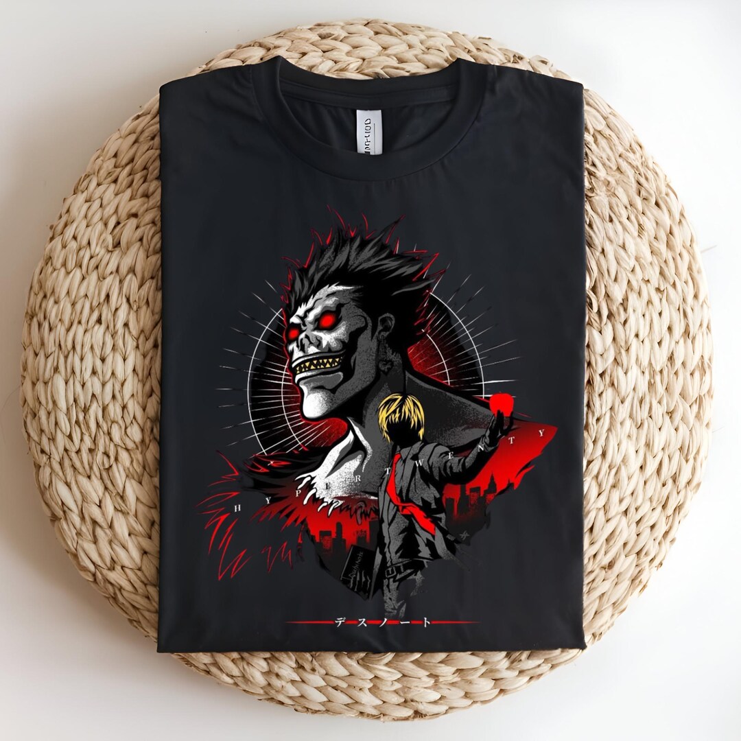 Death Note T-shirt - Ryuk Anime Shirt - Unisex Graphic Tee - Manga Fan ...