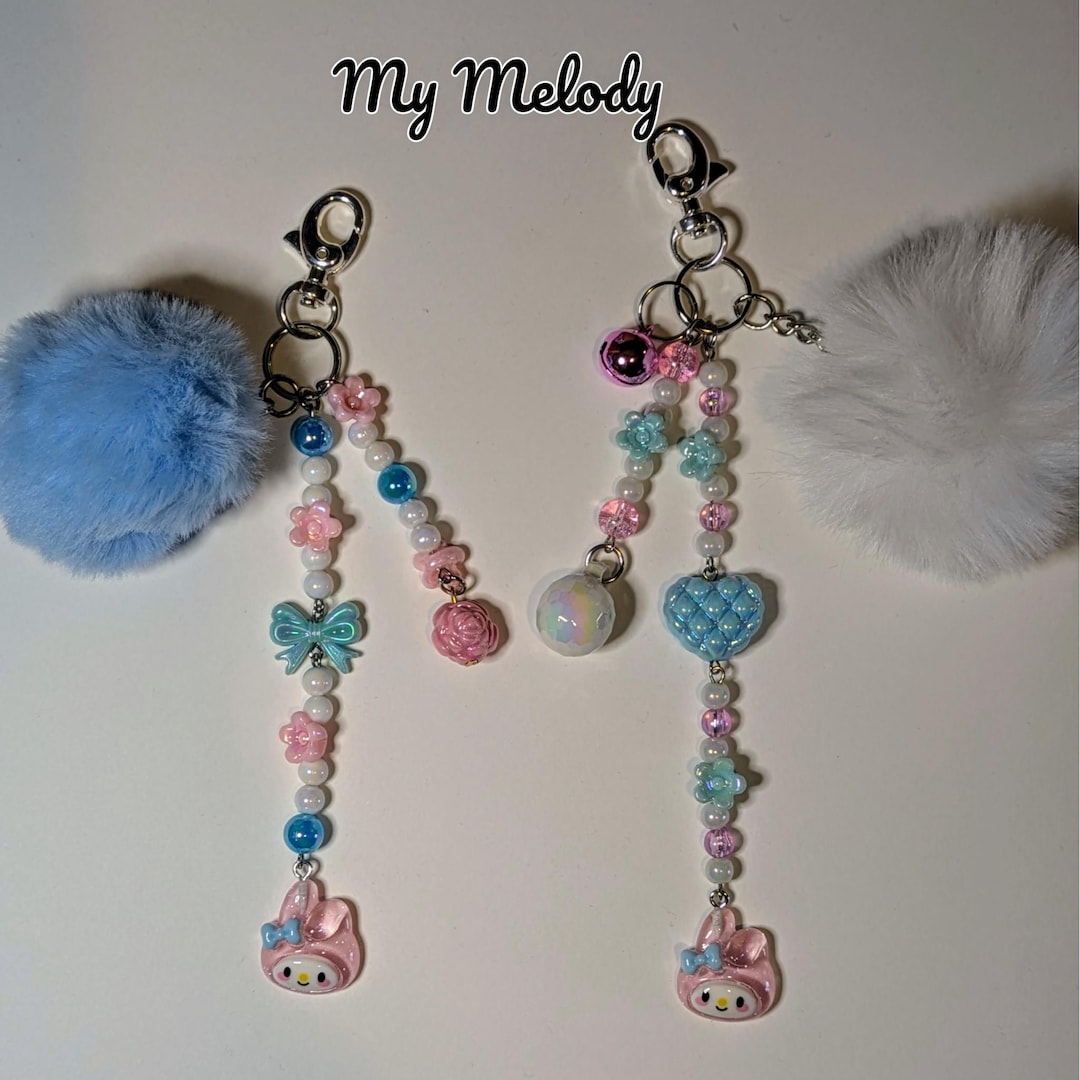 HK & Friends Cute Cartoon Keychains - Sweet Bunny - Etsy