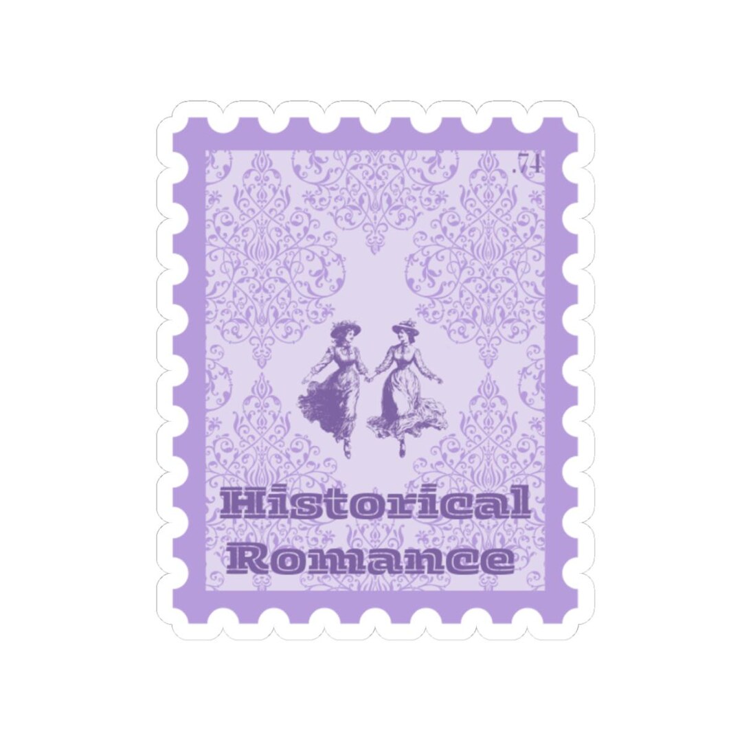 Historical Romance Post Stamp Sticker - Etsy