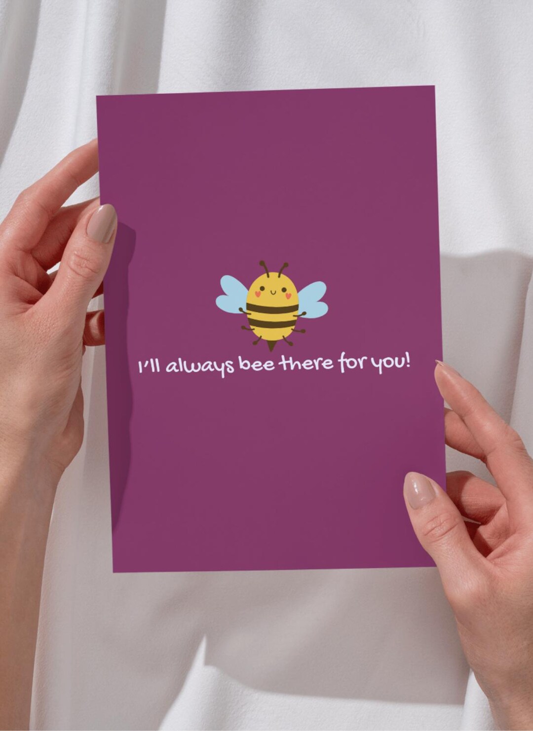 Printable Postcard | Cute Bee Pun Card | Digital Download | Funny ...