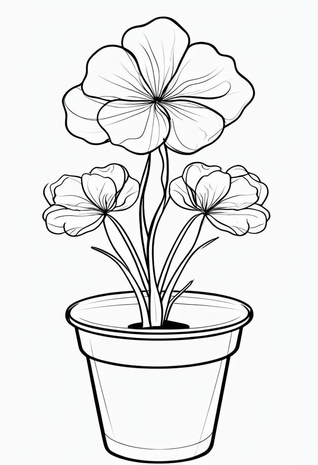 Floral Coloring Book Pages SVG - Etsy