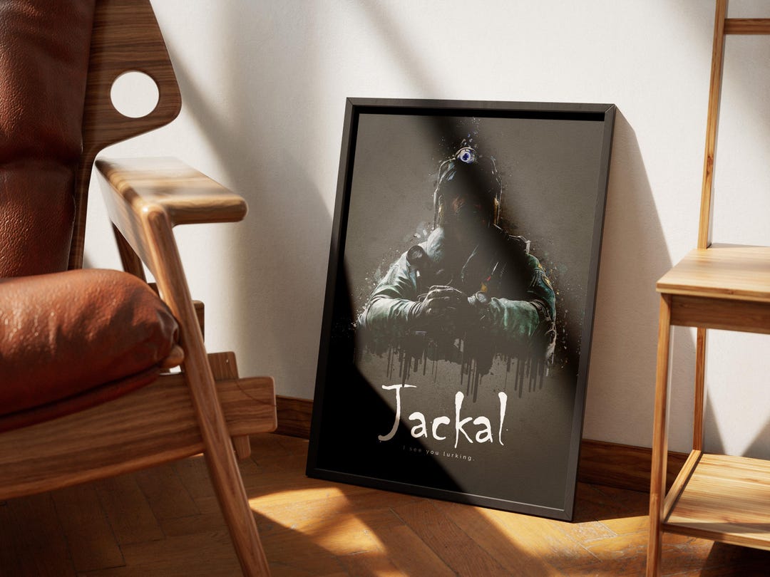 Jackal Rainbow Six Siege Poster | High-quality Gaming Wall Art ...
