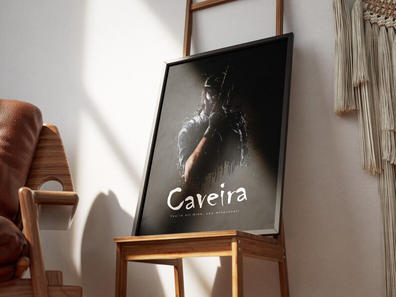 Caveira Rainbow Six Siege Poster | High-quality Gaming Wall Art ...