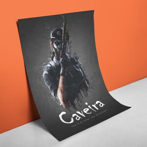 Caveira Rainbow Six Siege Poster | High-quality Gaming Wall Art ...