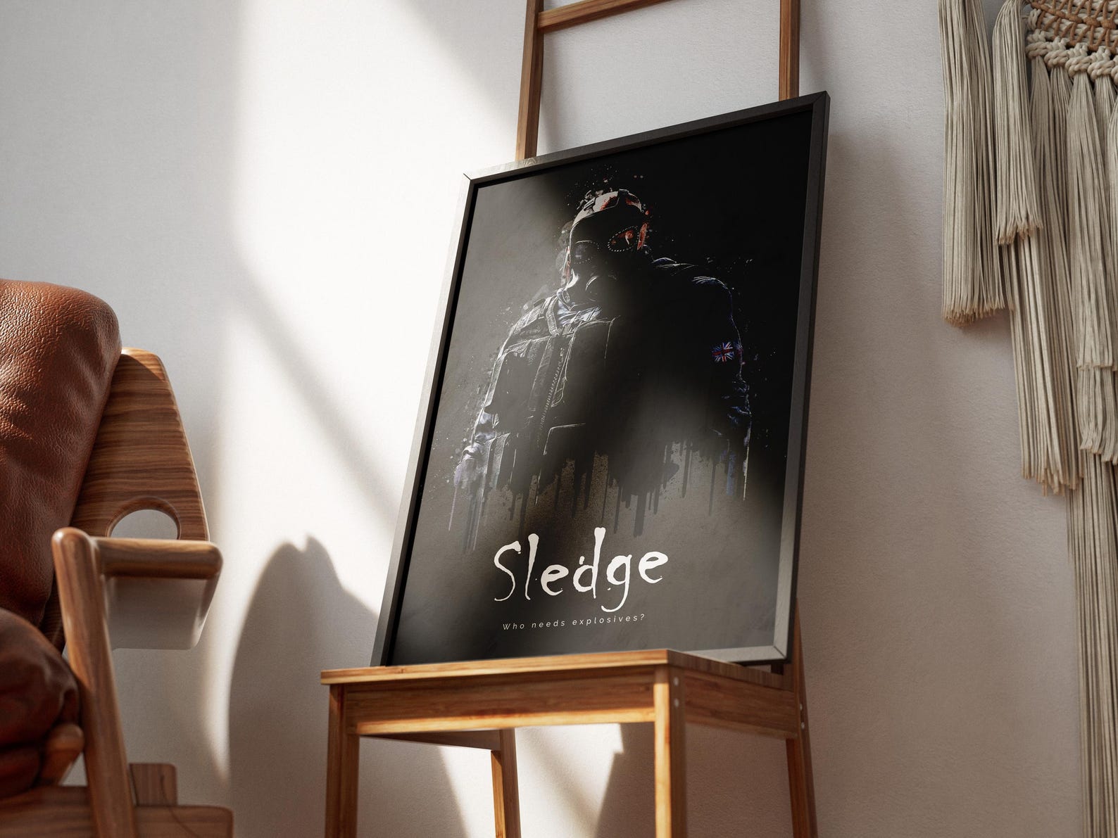 Sledge Rainbow Six Siege Poster | High-quality Gaming Wall Art ...
