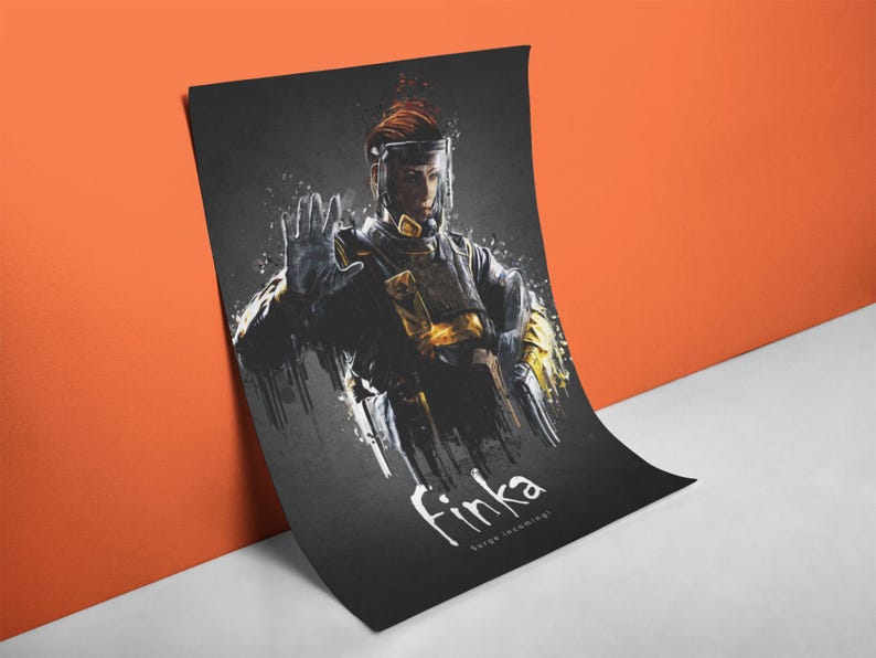 Finka Rainbow Six Siege Poster | High-quality Gaming Wall Art ...