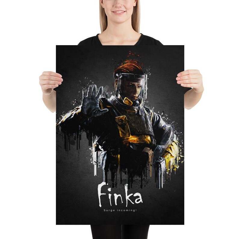 Finka Rainbow Six Siege Poster | High-quality Gaming Wall Art ...