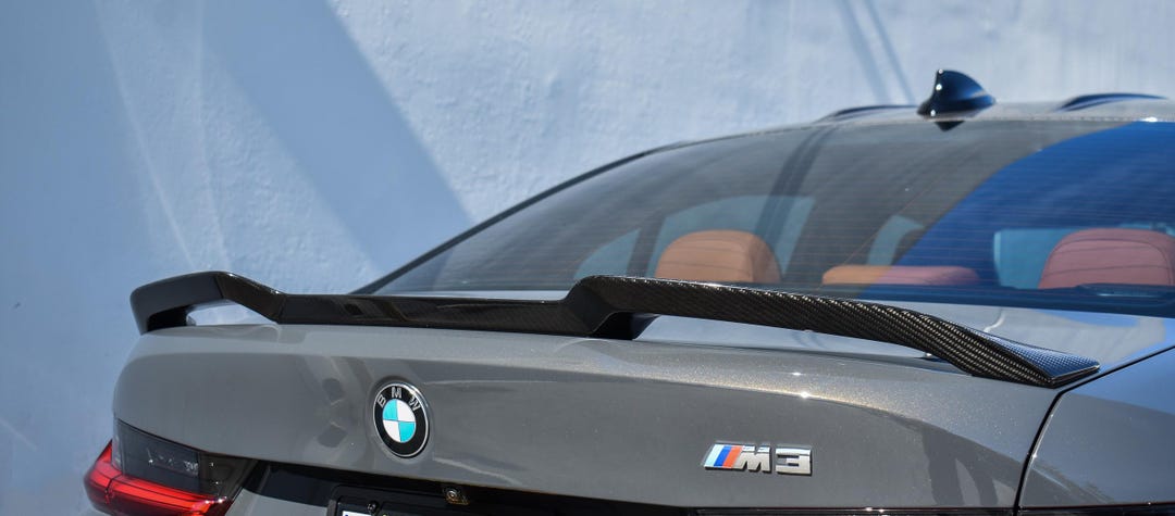 V Style Carbon Fiber Trunk Spoiler - BMW G80 M3 & G20 3 Series - Etsy