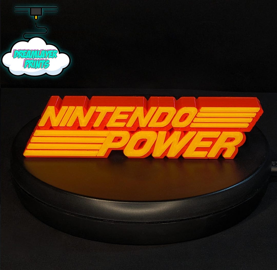 3D Printed Power Plaque Wall/shelf Decor - Etsy