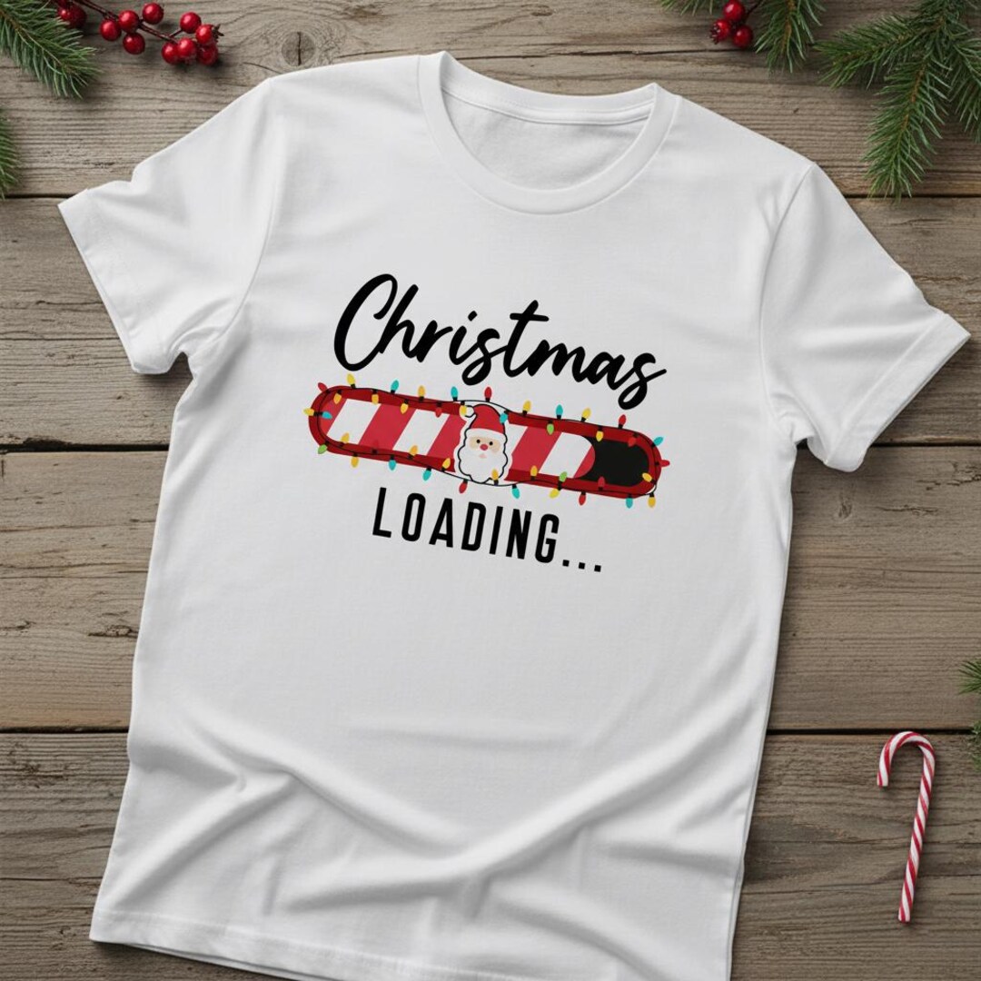 Christmas Loading SVG PNG, Santa Loading Bar, Lights, Holiday Season ...
