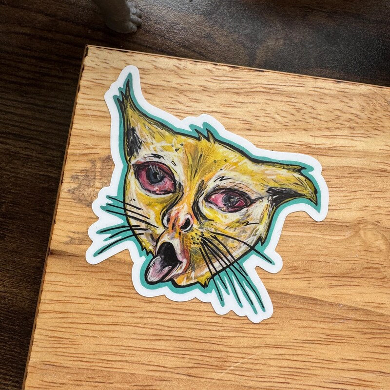 Sticker Cough - Etsy