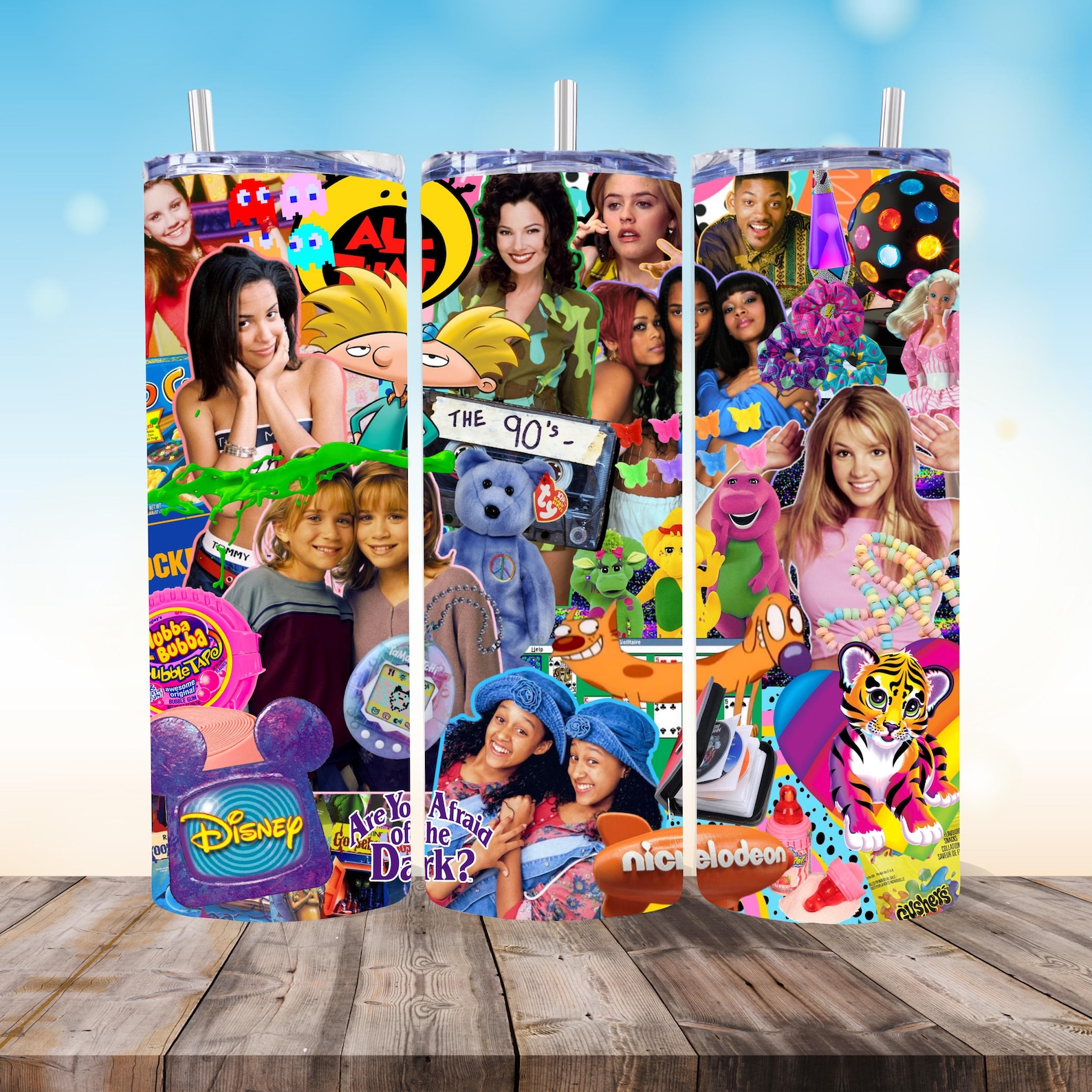 90s 20oz Tumbler Wrap Design, 20oz Template, 1990s Lovers Tumblers ...