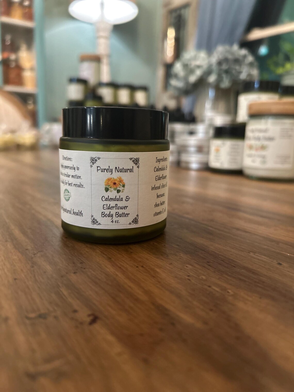 Herbal Organic Calendula & Elderflower Body Butter - Etsy