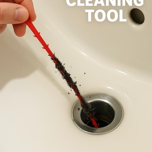 Drain Snake, Hair Clog Remover, Sink Unblocker, Reusable Shower Drain ...