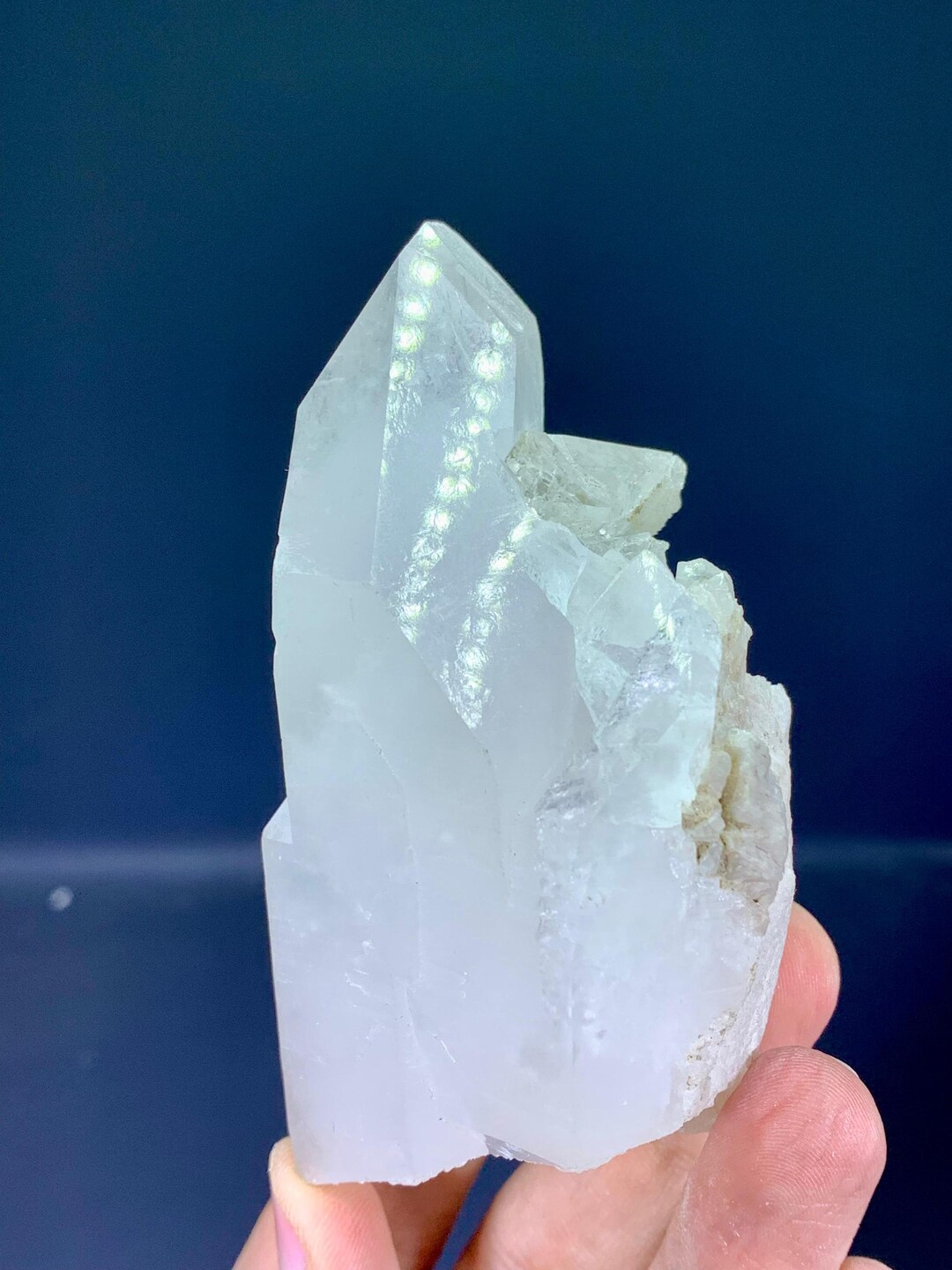 Natural Milky Quartz Crystal Cluster | Sharp Terminated Raw Specimen ...