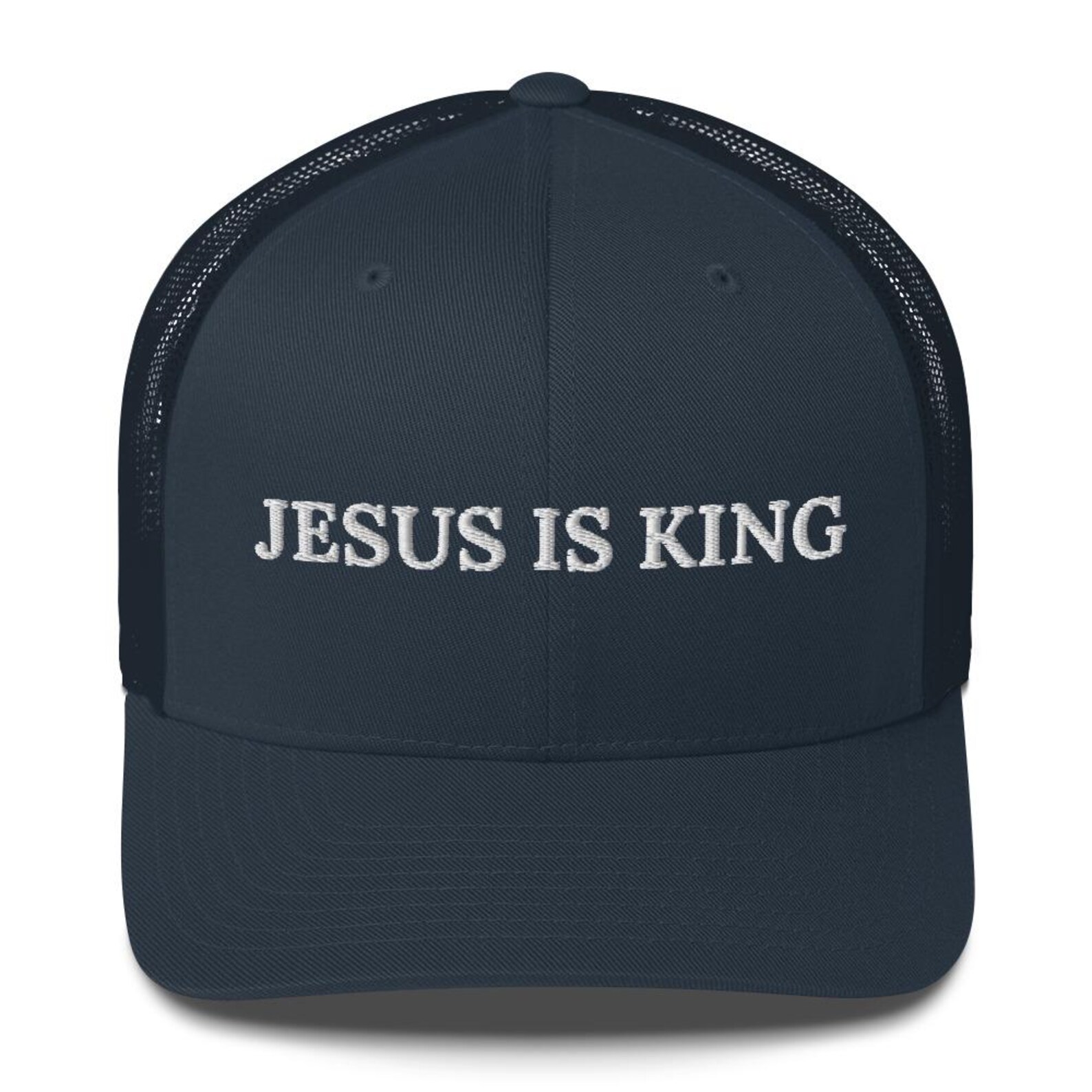 Jesus is King Embroidered Hat Christian Baseball Cap Faith-based Hat ...