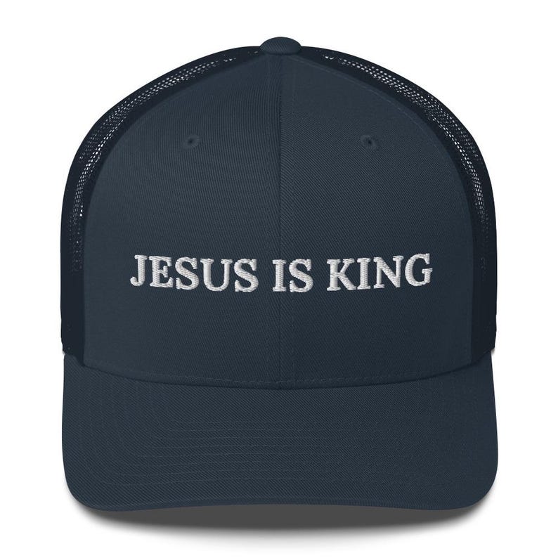 Jesus is King Embroidered Hat Christian Baseball Cap Faith-based Hat ...