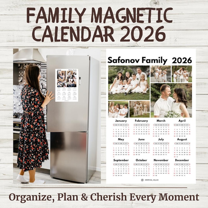 Custom Calendar 2026 - Etsy