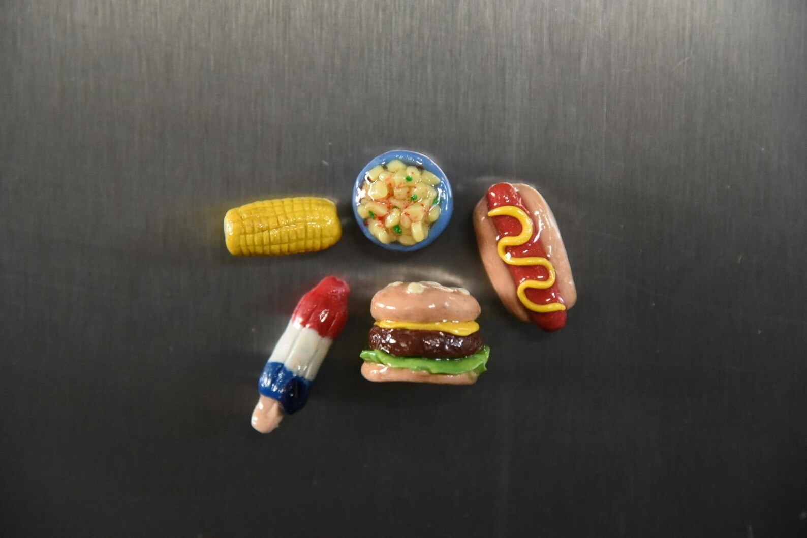 Mini Cookout Food Clay Magnets- Handmade BBQ Themed - Etsy