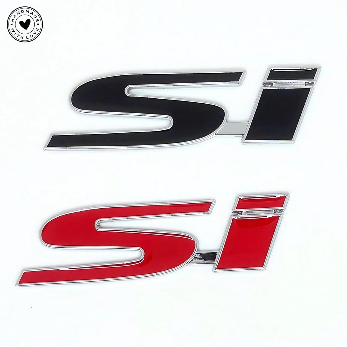 3D Metal Si Emblem Badge: Car Accessory Decal for Civic, Accord, Jazz ...