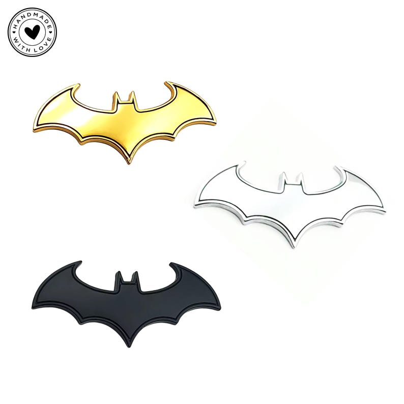 3D Bat Emblem Car Sticker: Universal Auto Badge Decal - Etsy