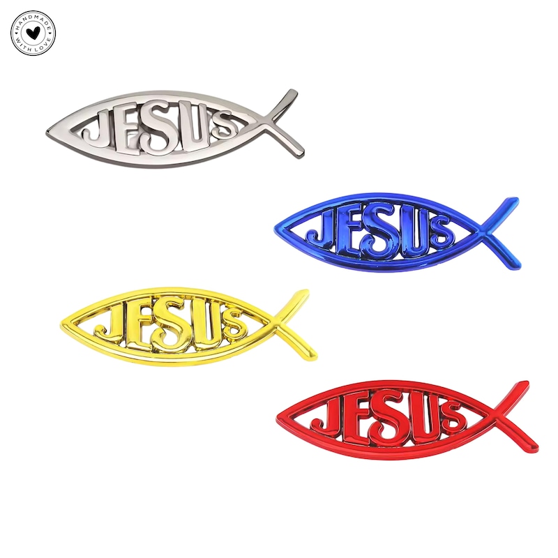 Jesus Fish Decal - Etsy