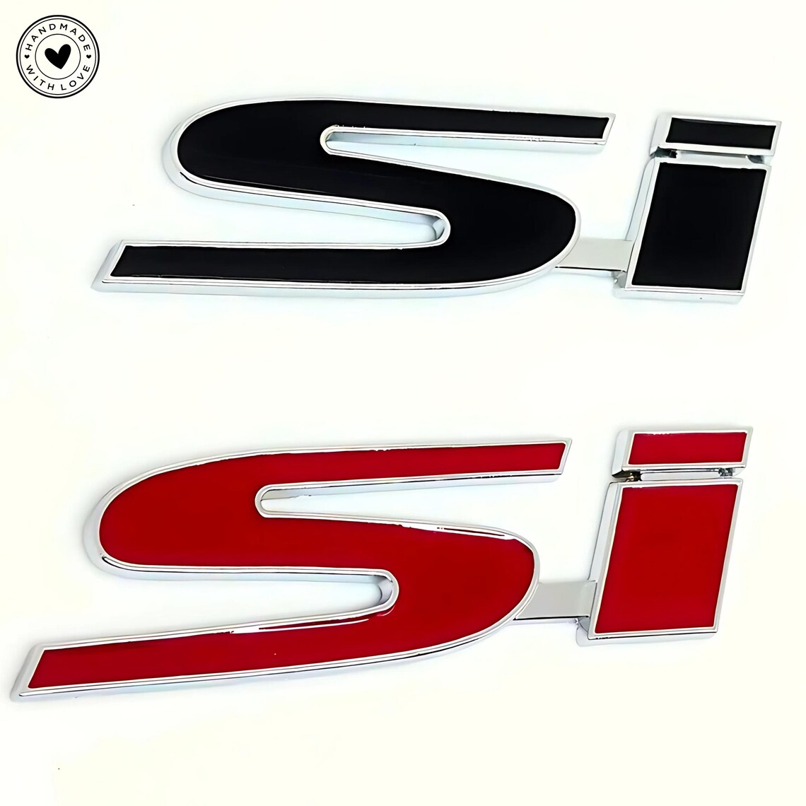 3D Metal Si Emblem Badge: Car Accessory Decal for Civic, Accord, Jazz ...